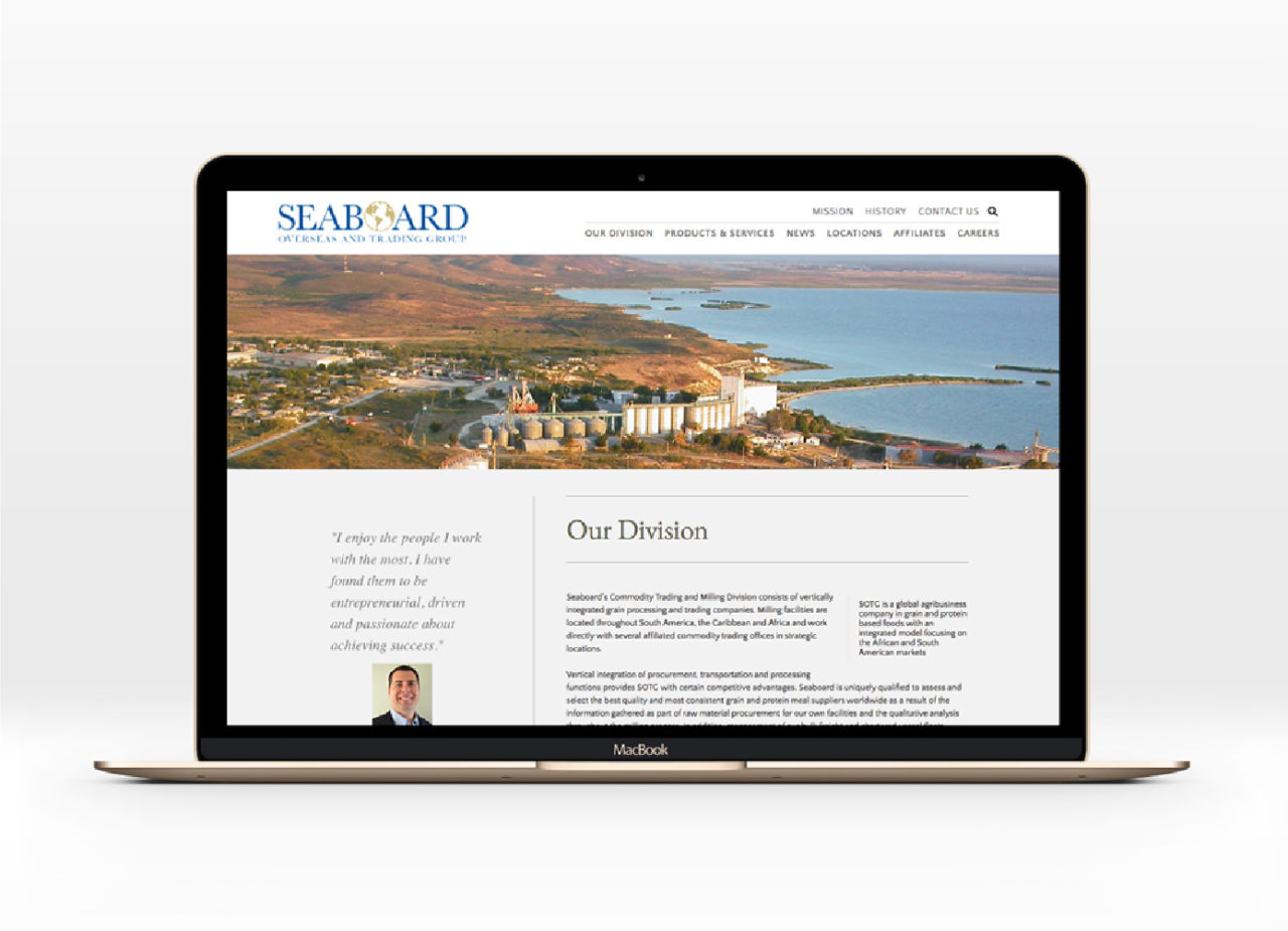 Seaboard Overseas and Trading Group Website - Novella Brandhouse